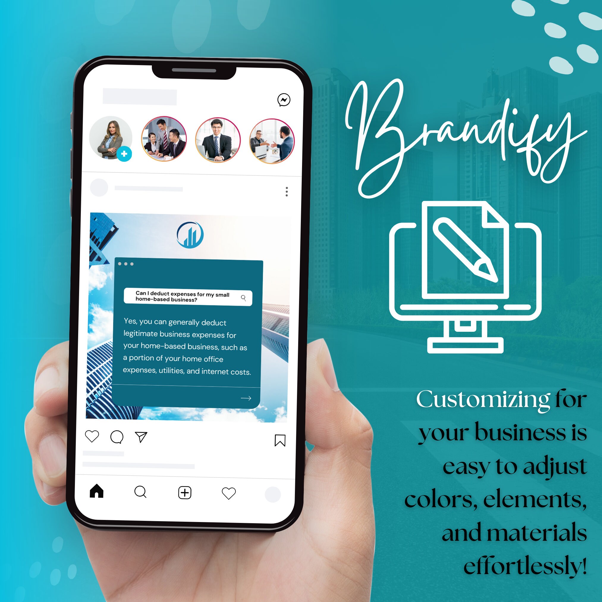 Tax Tips Instagram Template: 46 Q&A Posts (canva Editable) - Etsy