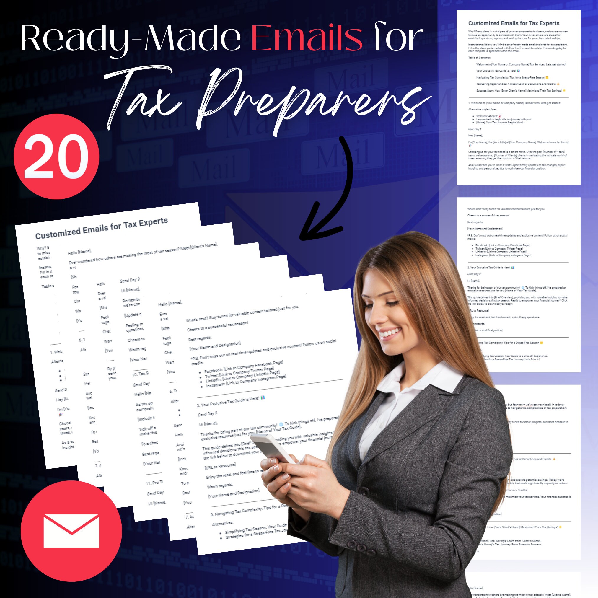 Ready Made Email Template for Tax Preparers - Etsy