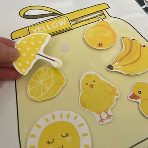 11 Color Matching Jars, Color Sorting Jars, Color Sorting Game, Color ...