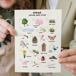 Spring Nature Walk, Spring Scavenger Hunt, Nature Scavenger Hunt ...