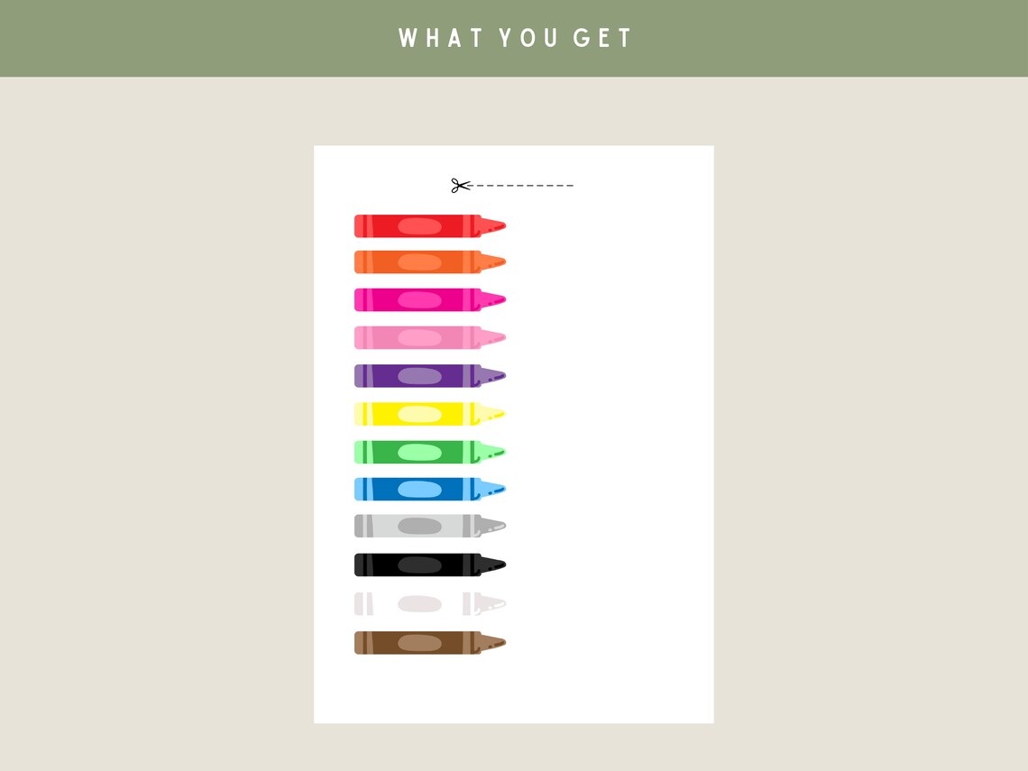Color Matching Activity Printable, Busy Book Pages, Toddler Learning ...