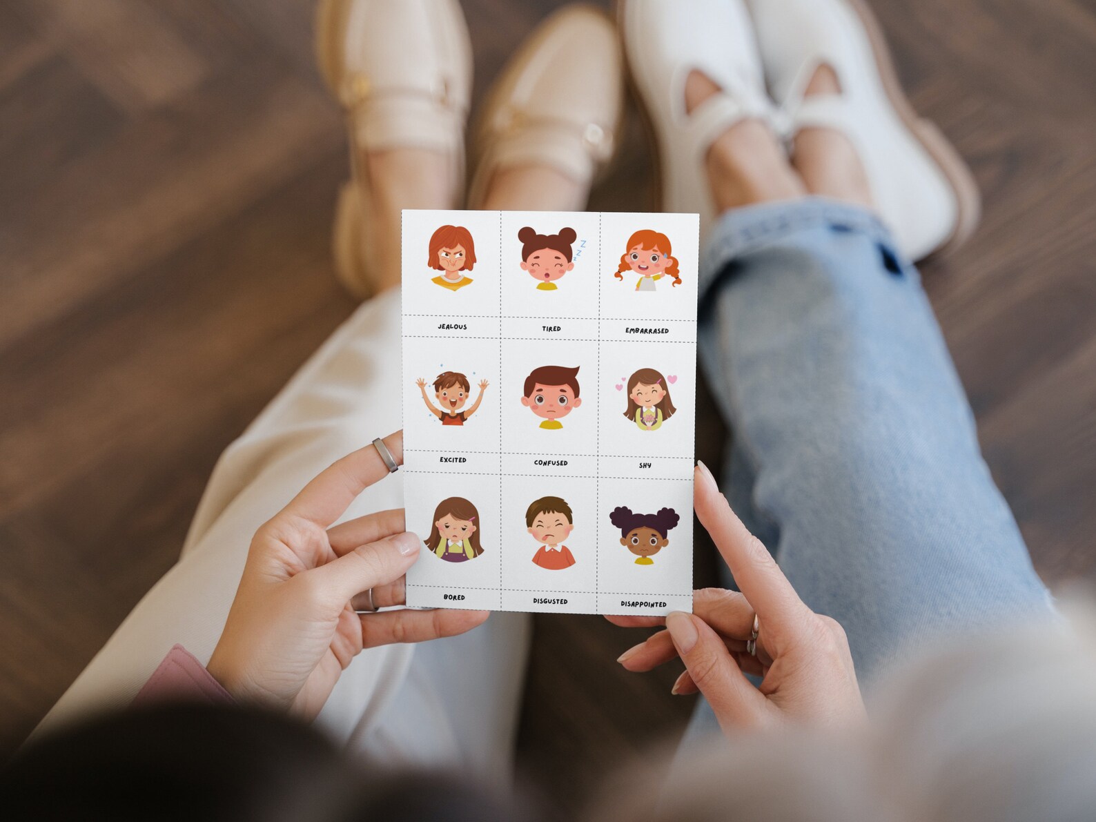 Feelings Cards, Emotions Flash Cards, Montessori Cards, Feelings Print ...