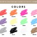 Color Matching Poster, Crayons Wall Art, Montessori Poster, Color ...