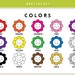 Color Matching Game, Flowers Matching, Montessori Activity, Colors ...