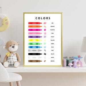 Color Matching Activity Printable, Busy Book Pages, Toddler Learning ...