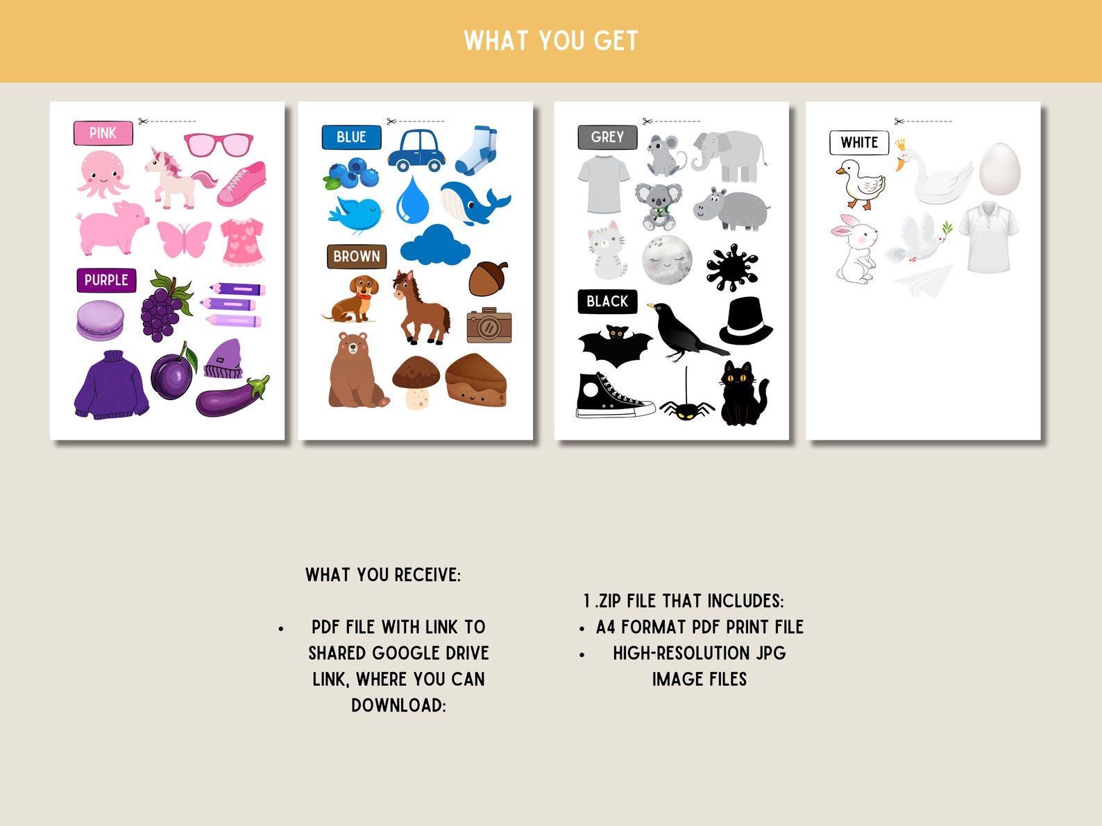 11 Color Matching Jars, Color Sorting Jars, Color Sorting Game, Color ...