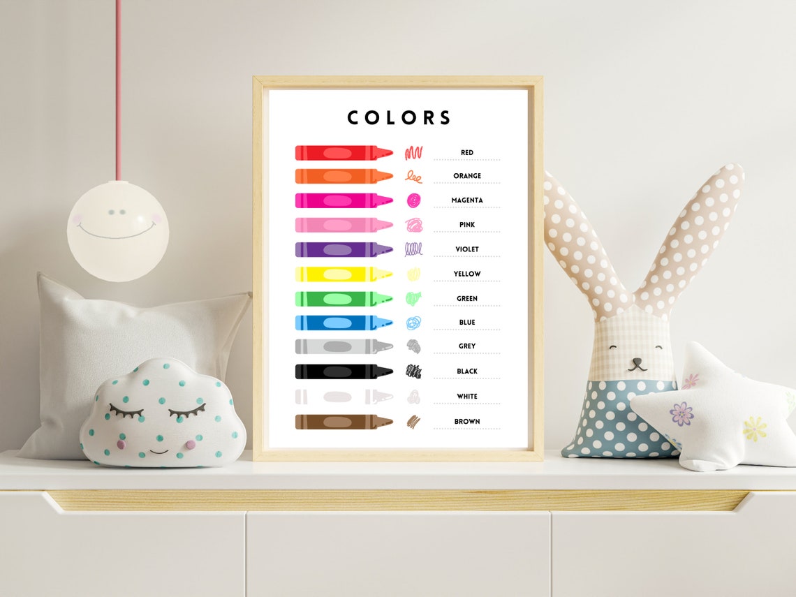 Color Matching Activity Printable, Busy Book Pages, Toddler Learning ...