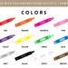 Color Matching Poster, Crayons Wall Art, Montessori Poster, Color ...