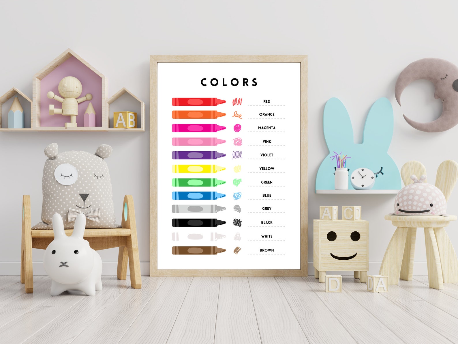 Color Matching, Color Poster, Color Learning Printable, Busy Book Pages ...
