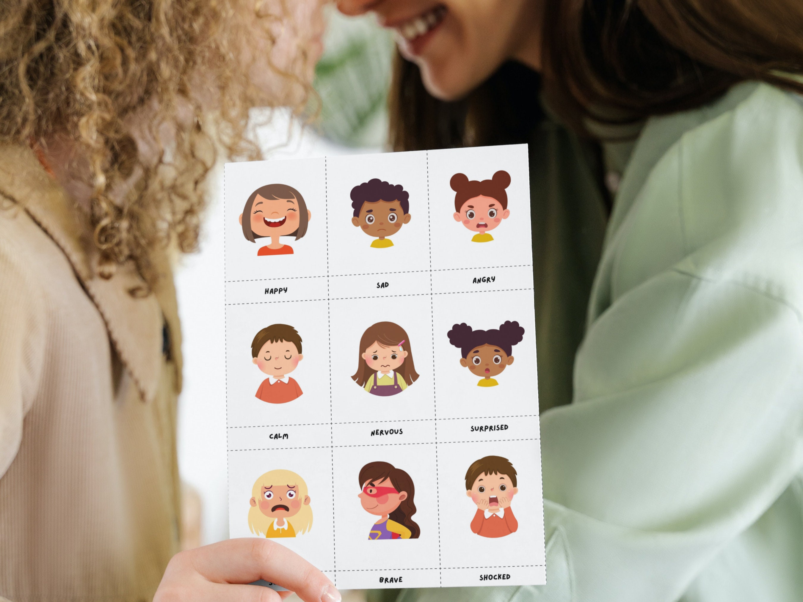 Feelings Cards, Emotions Flash Cards, Montessori Cards, Feelings Print ...