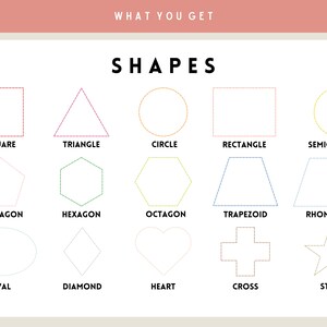 Shapes Matching Activity, Learning Shapes, Toddler Busy Book, Toddler ...