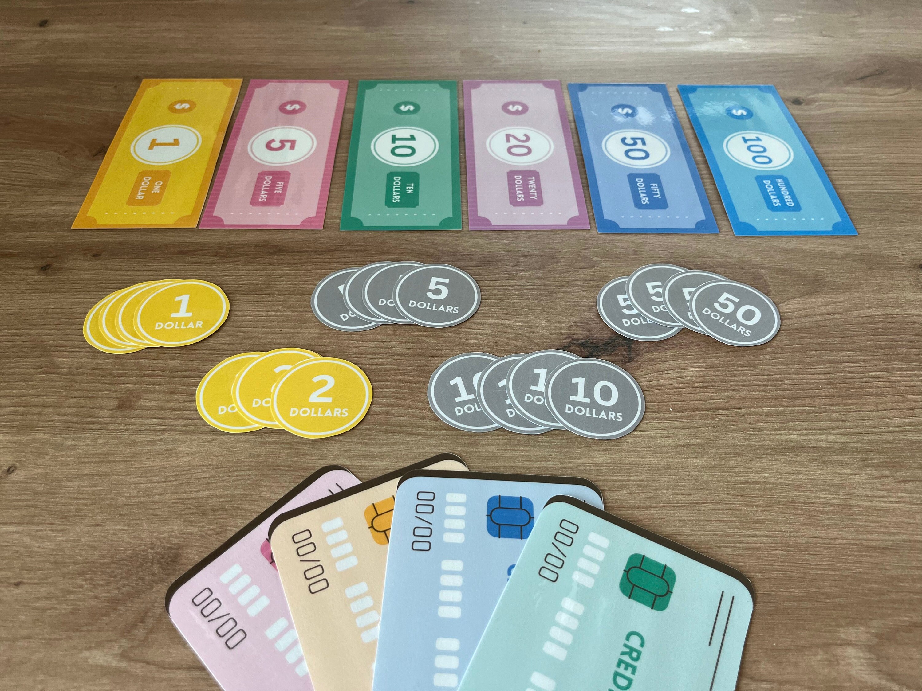 Printable Play Money for Kids, Pretend Play Money, Grocery Playing With ...