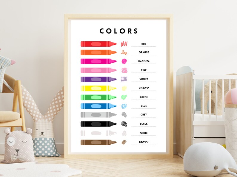 Color Matching Activity Printable Busy Book Pages Toddler - Etsy