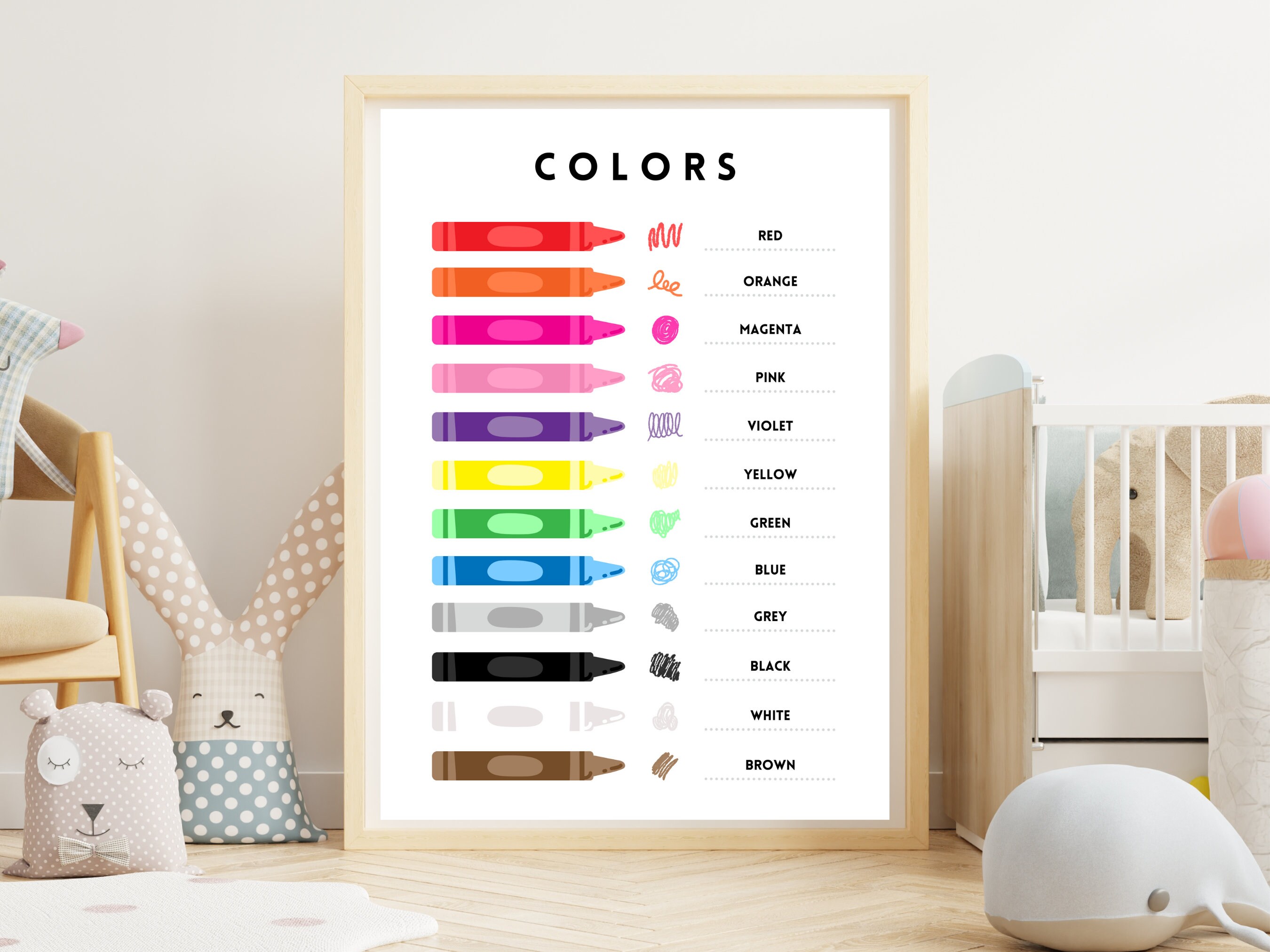 Color Matching Activity Printable, Busy Book Pages, Toddler Learning ...