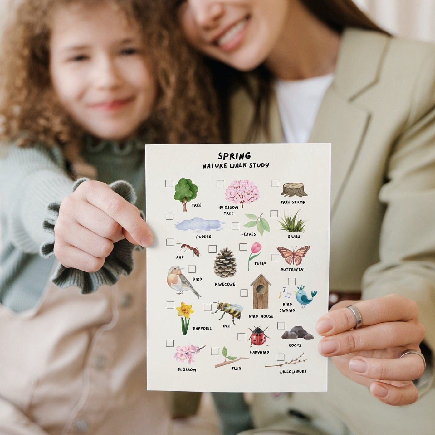 Spring Nature Walk, Spring Scavenger Hunt, Nature Scavenger Hunt ...