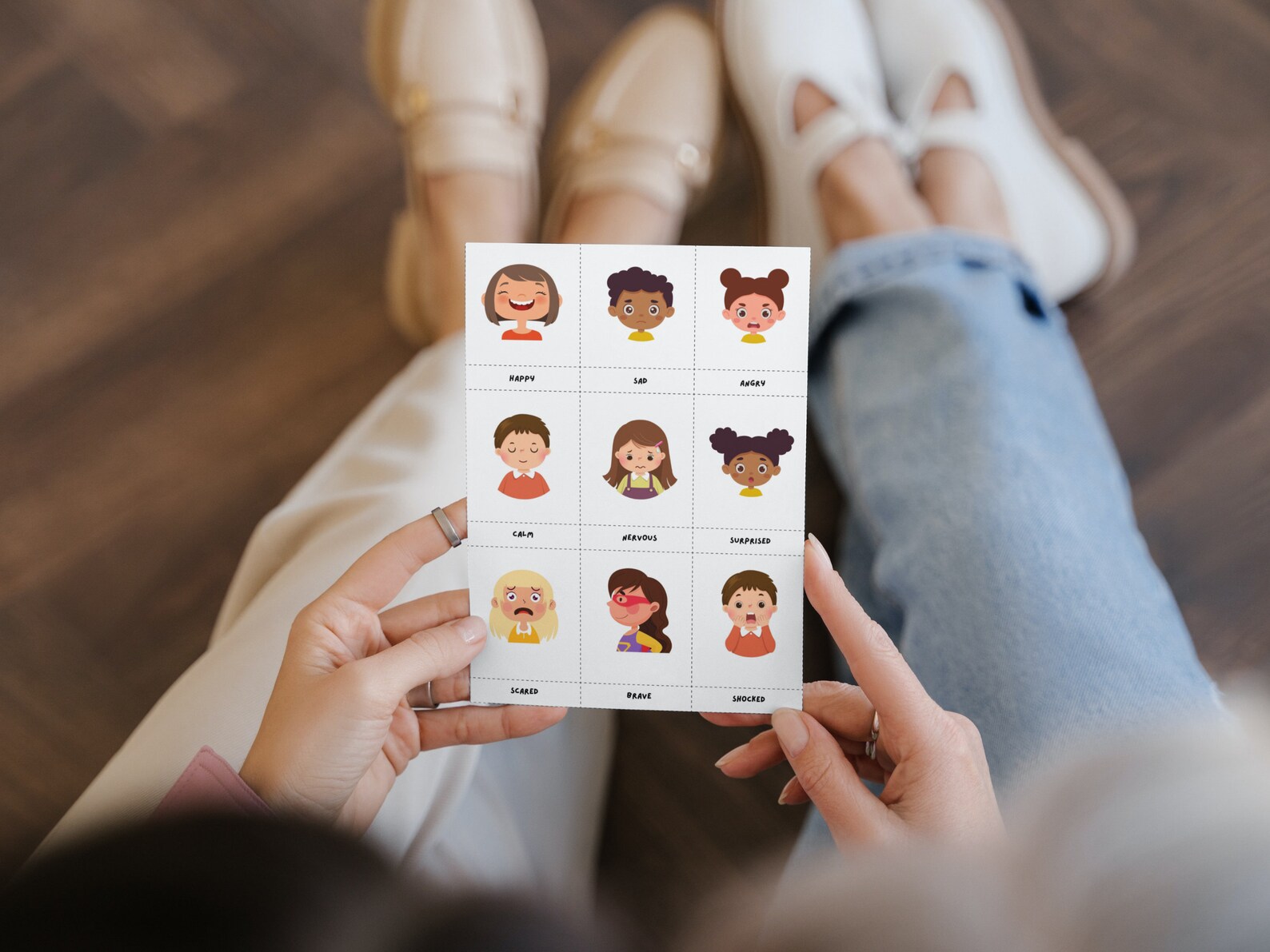 Feelings Cards, Emotions Flash Cards, Montessori Cards, Feelings Print ...