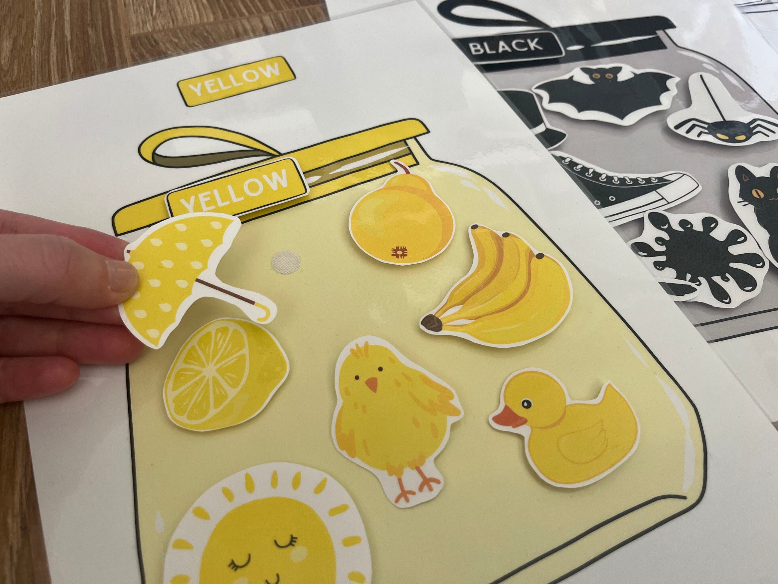 11 Color Matching Jars, Color Sorting Jars, Color Sorting Game, Color ...