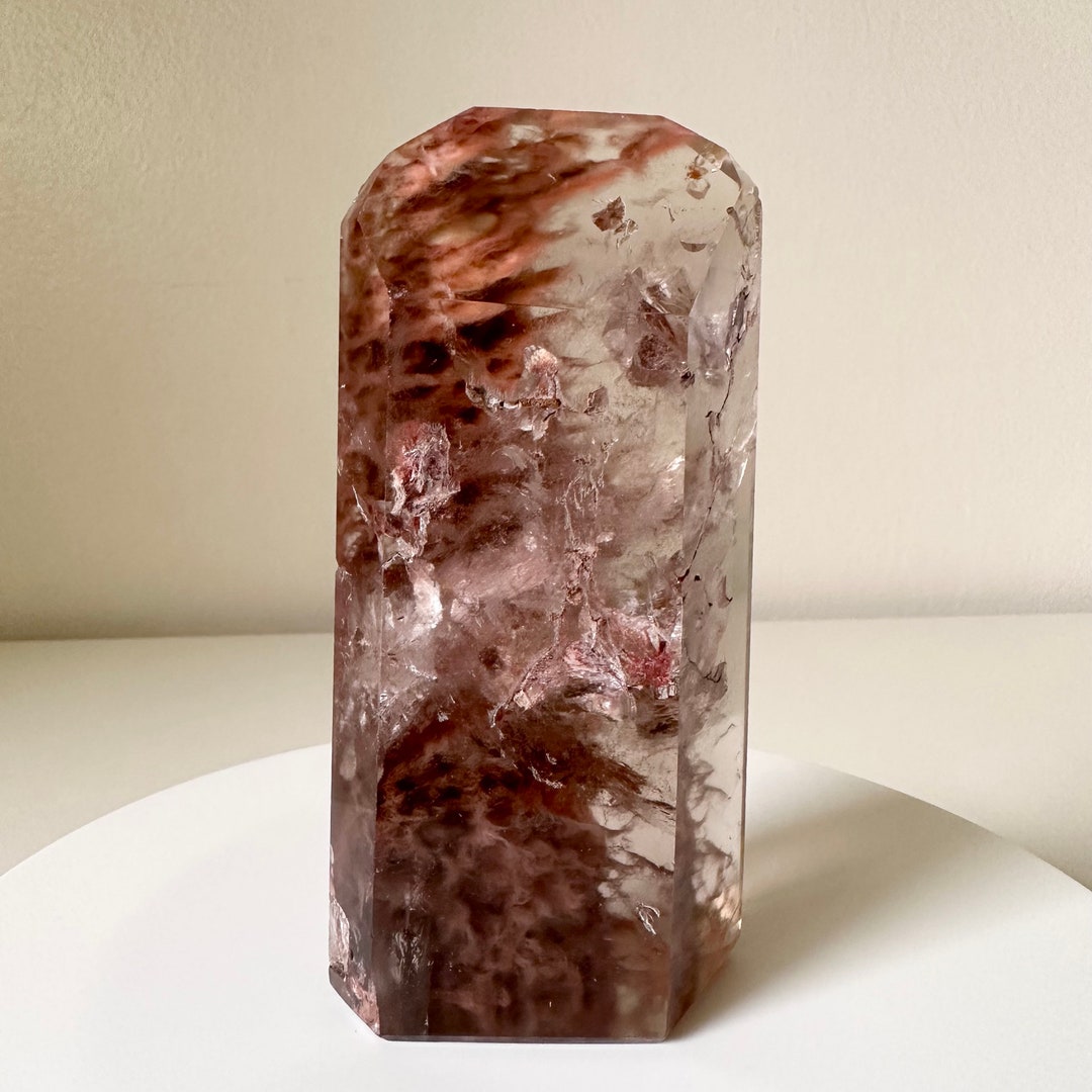 Fire Amphibole Quartz Angel Phantom Quartz Tower Crystal Natural High ...