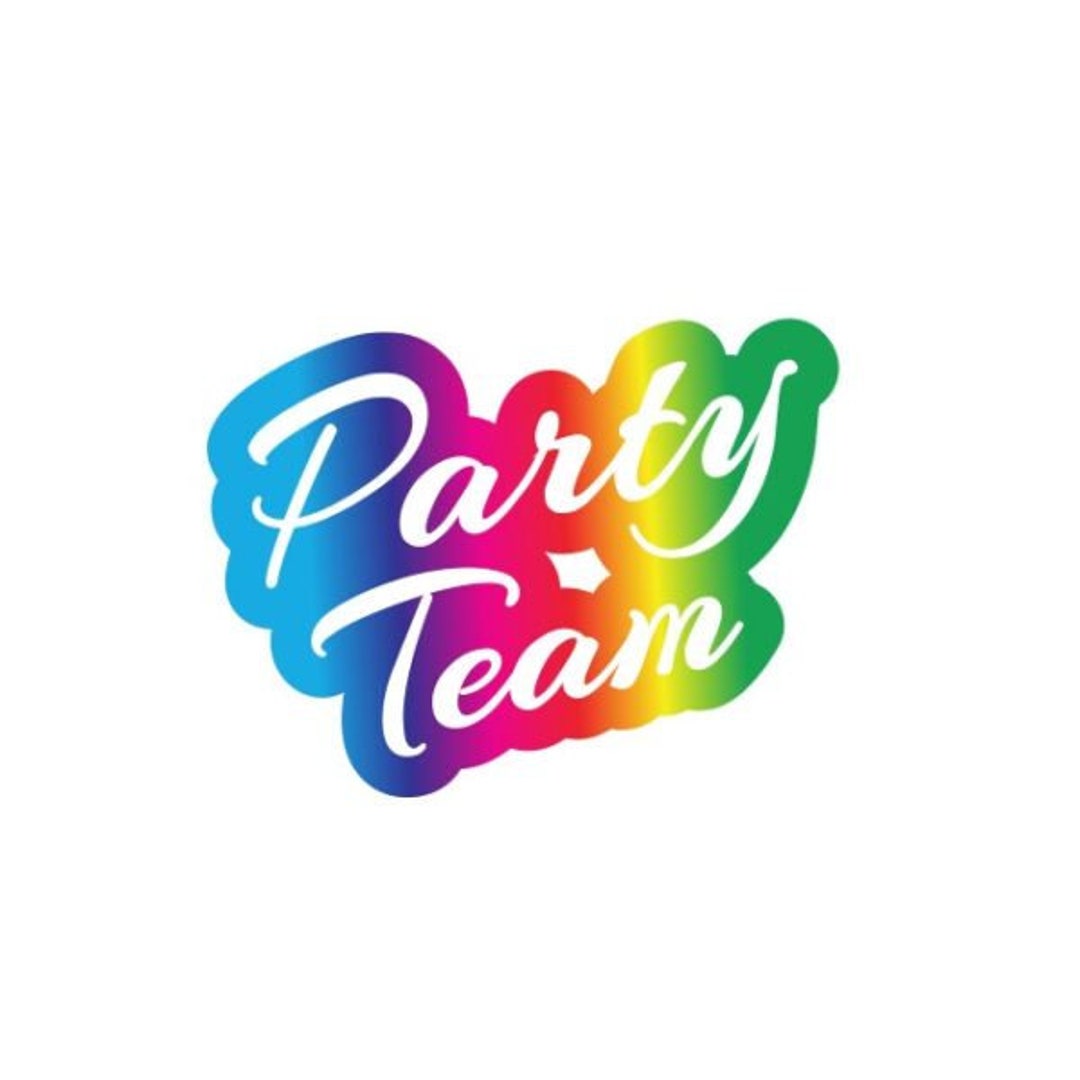 Iron-on Party Team - Etsy