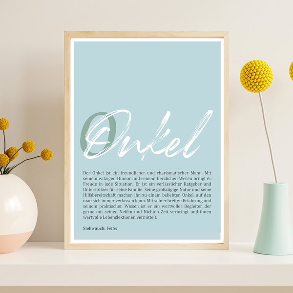 Onkel Geschenk - Etsy
