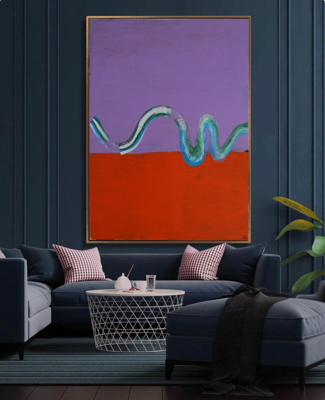 Modern Abstract | ‘toothpaste’ | Original Painting on Canvas - Etsy