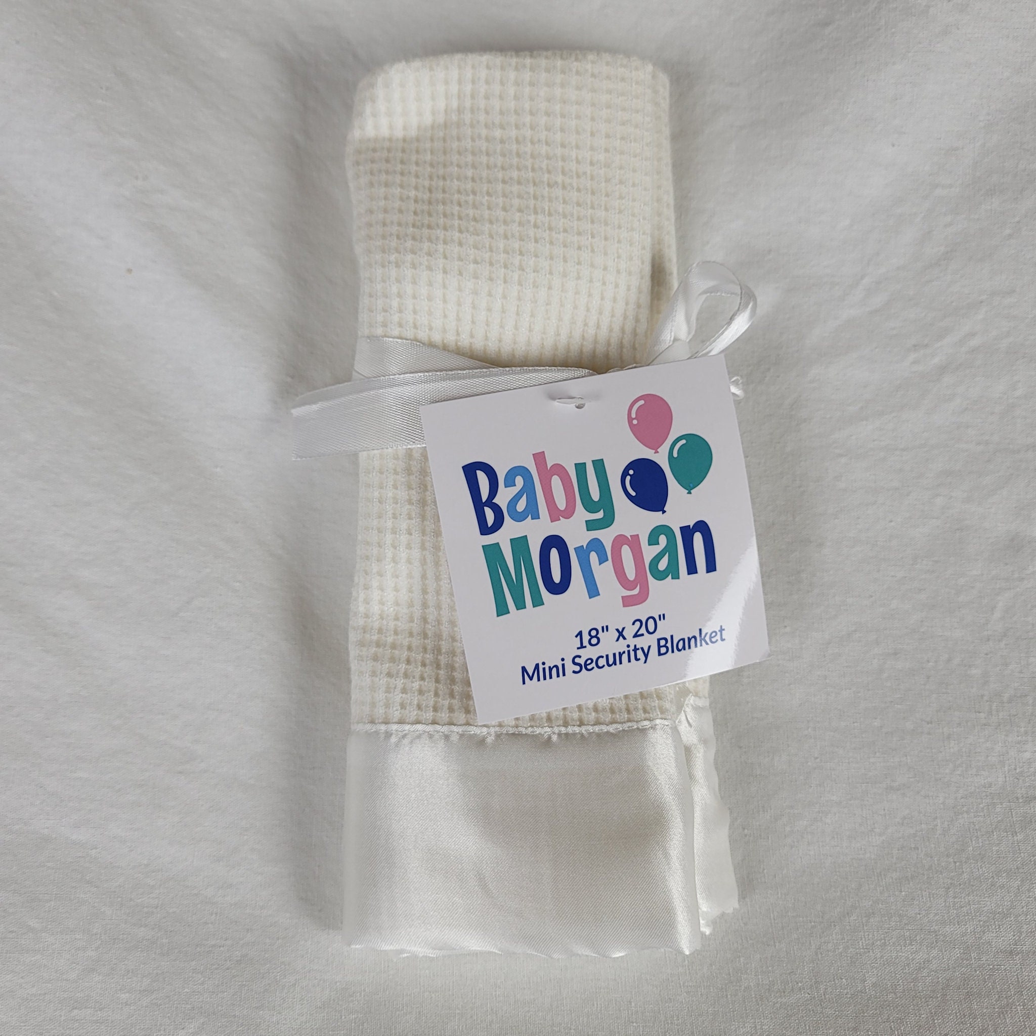 Baby Morgan Thermal Waffle Weave Blanket Nylon Satin Trim - Etsy
