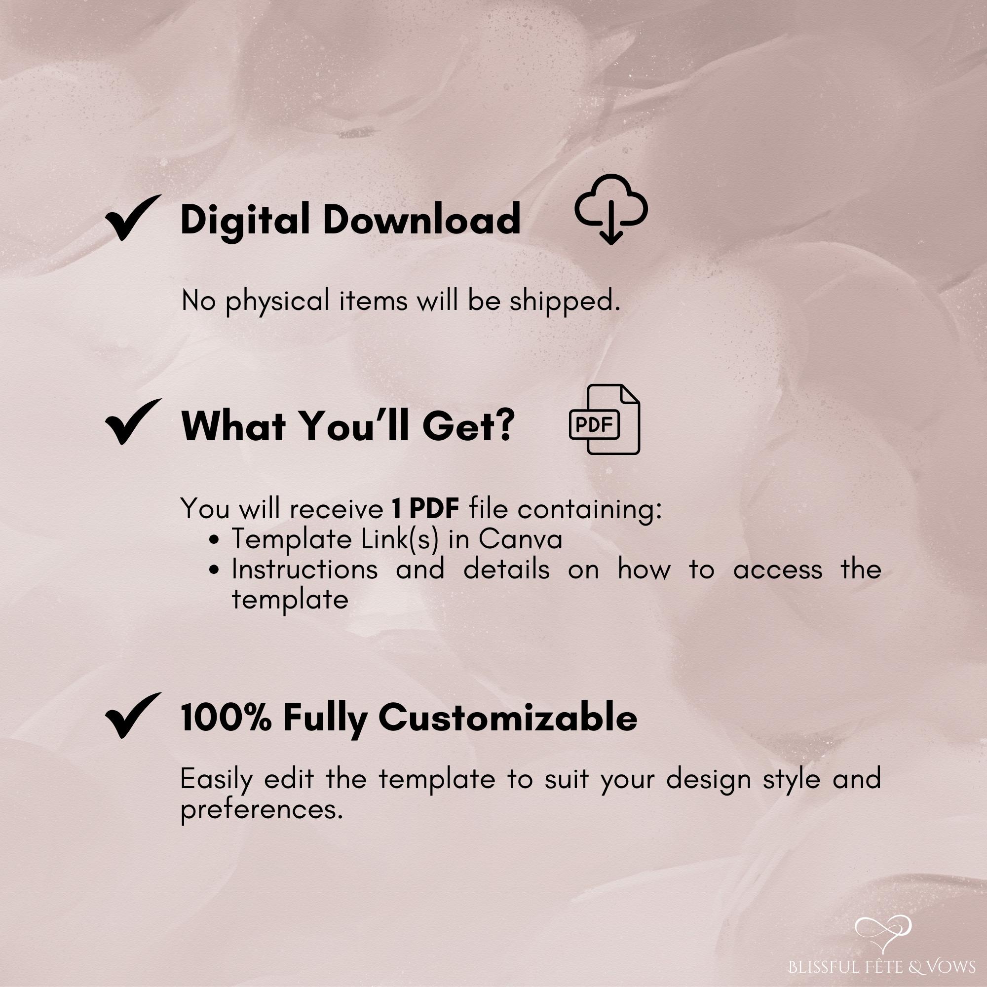 Editable Canva Wedding Guest Address Labels, Wrap Around Address Labels ...