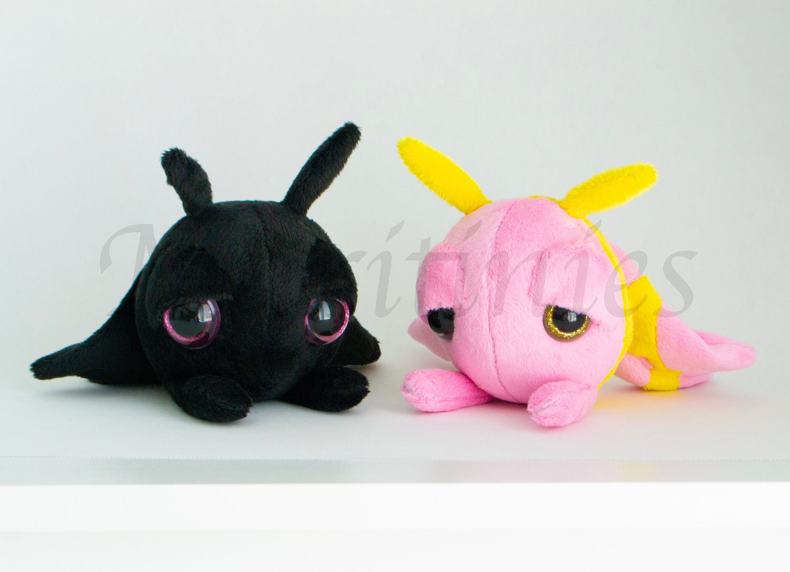Mothman Inspired Moth Ball Handmade Plushie - Etsy