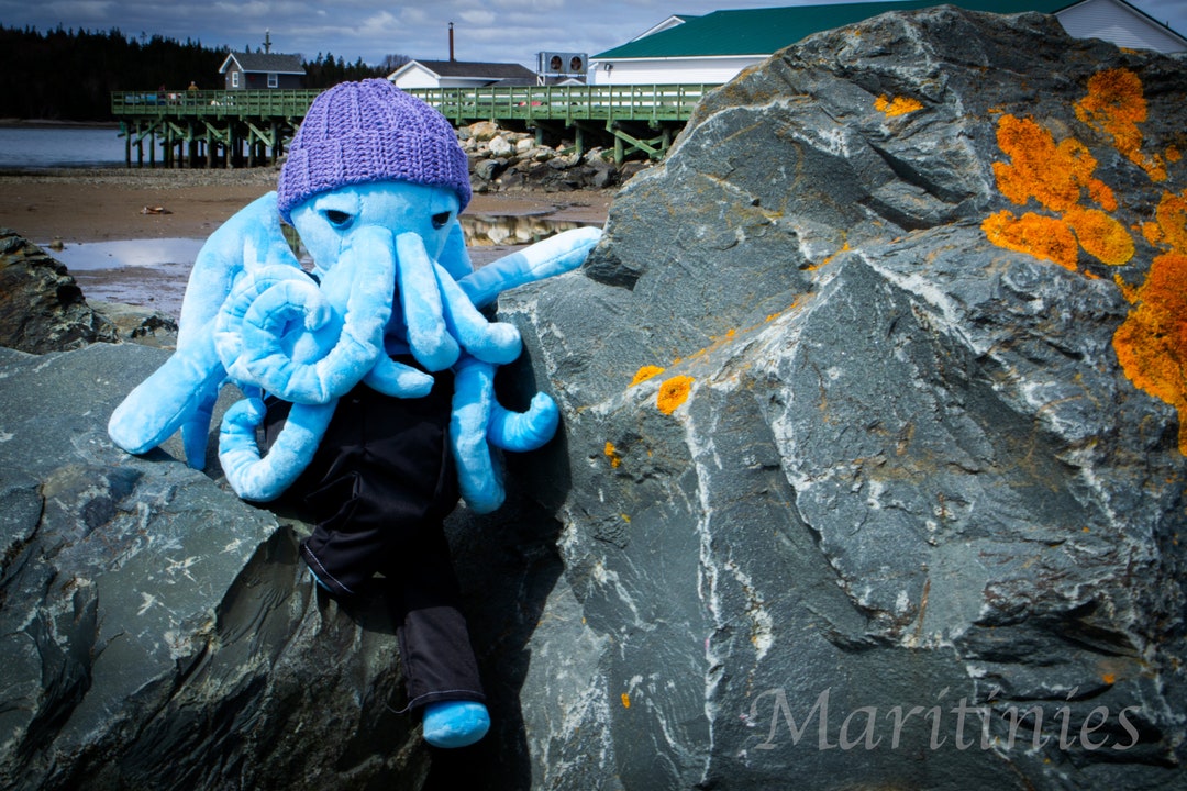 Gone Fishing Cthulhu Lovecraft Inspired Handmade Plushie - Etsy
