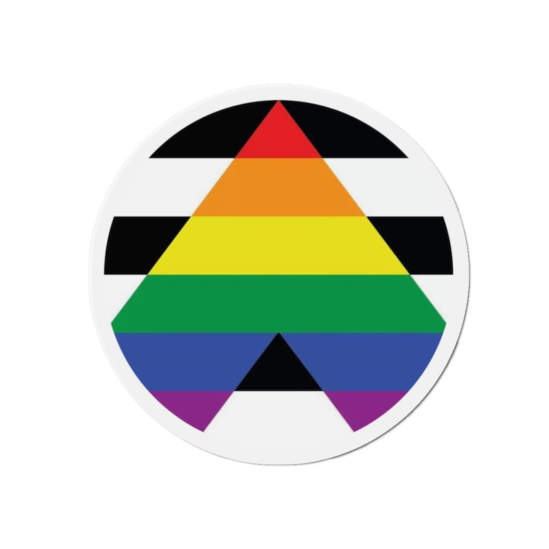 Round LGBTQIA Ally Flag Magnet - Etsy