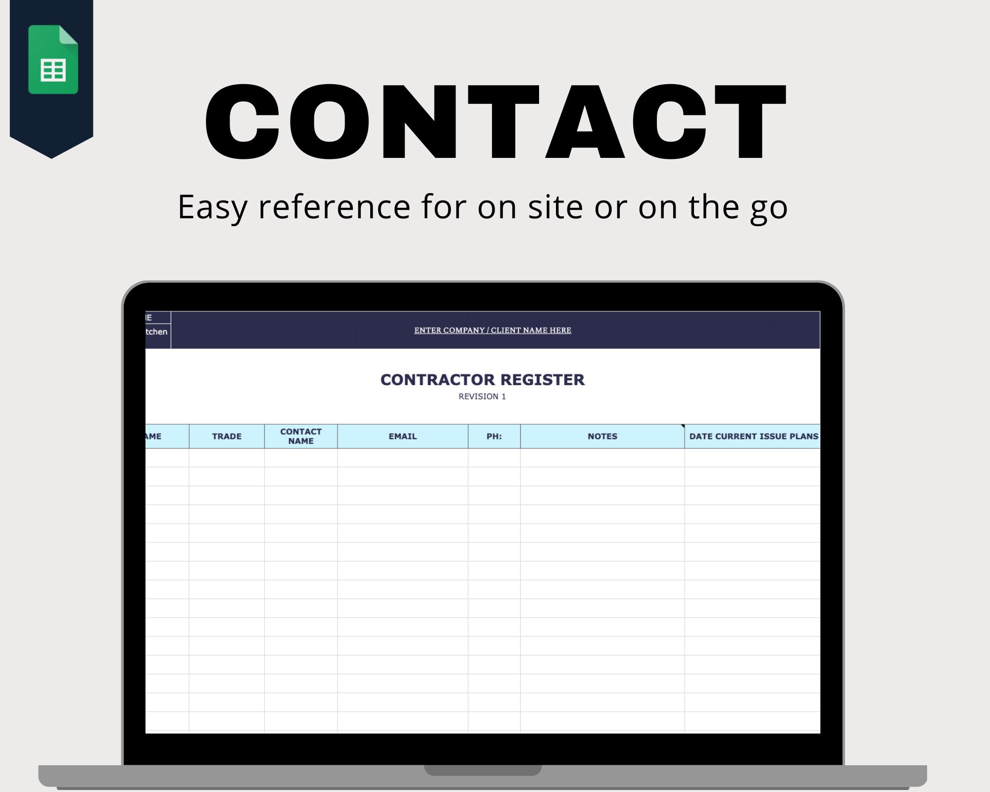 Kitchen Project Manager Suite - Gantt Chart, Estimate Template ...
