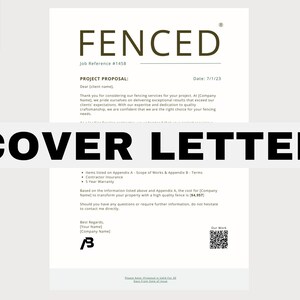 Professional Fence Quote Template. Edit for Free in Canva! Win Projects ...