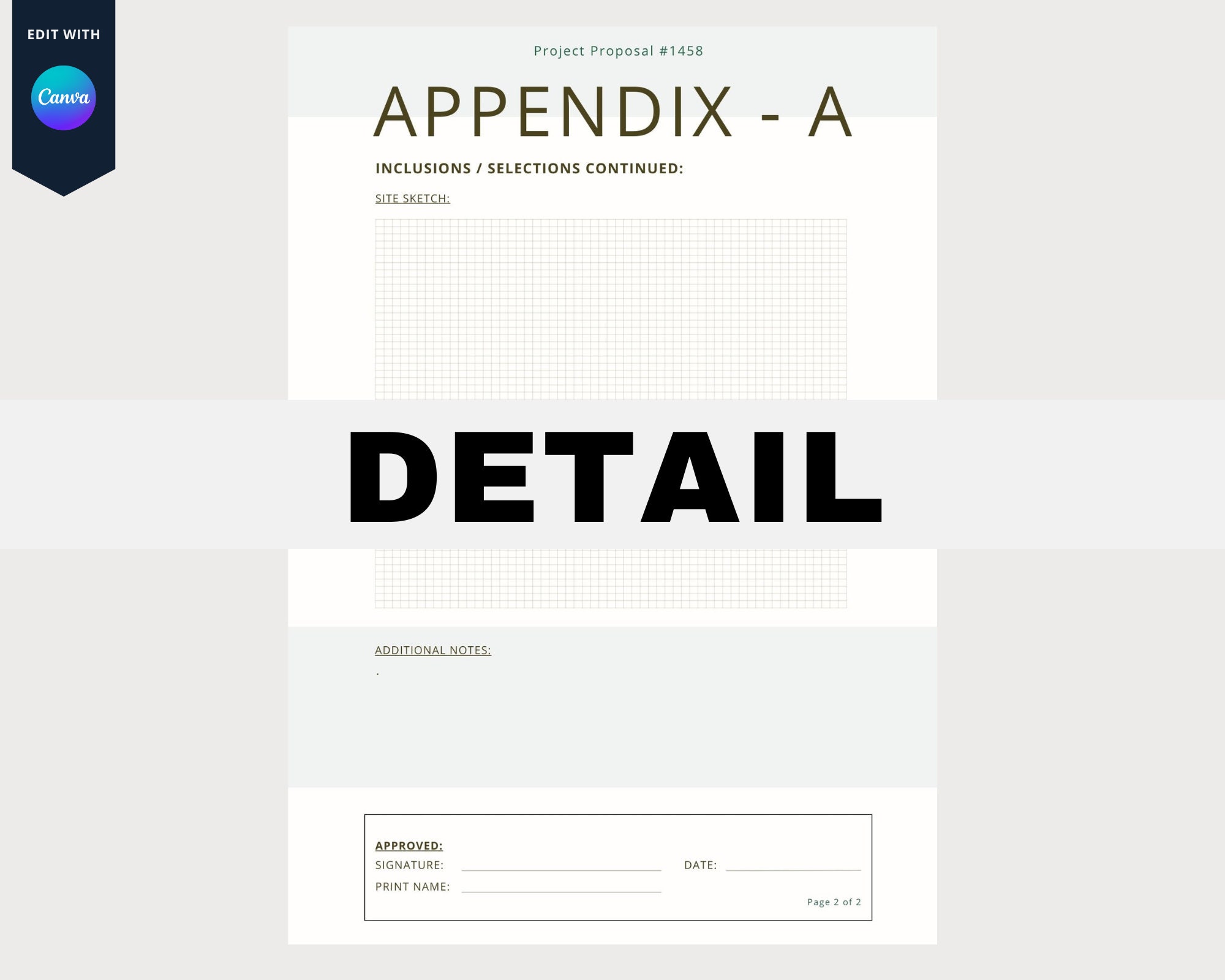 Professional Fence Quote Template. Edit for Free in Canva! Win Projects ...