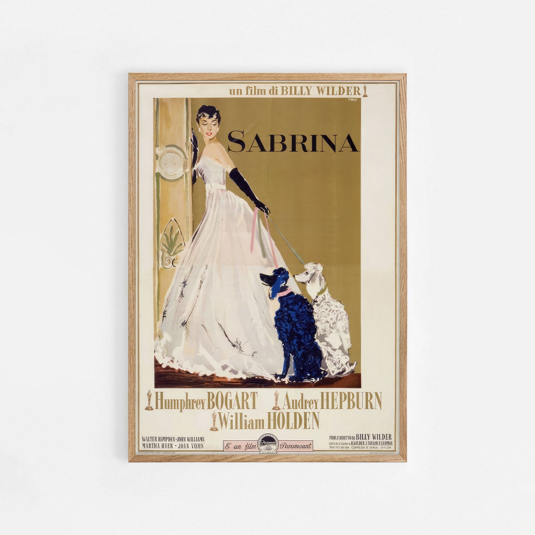 Sabrina, Vintage Movie Poster, Limited Edition Collectible, Film ...