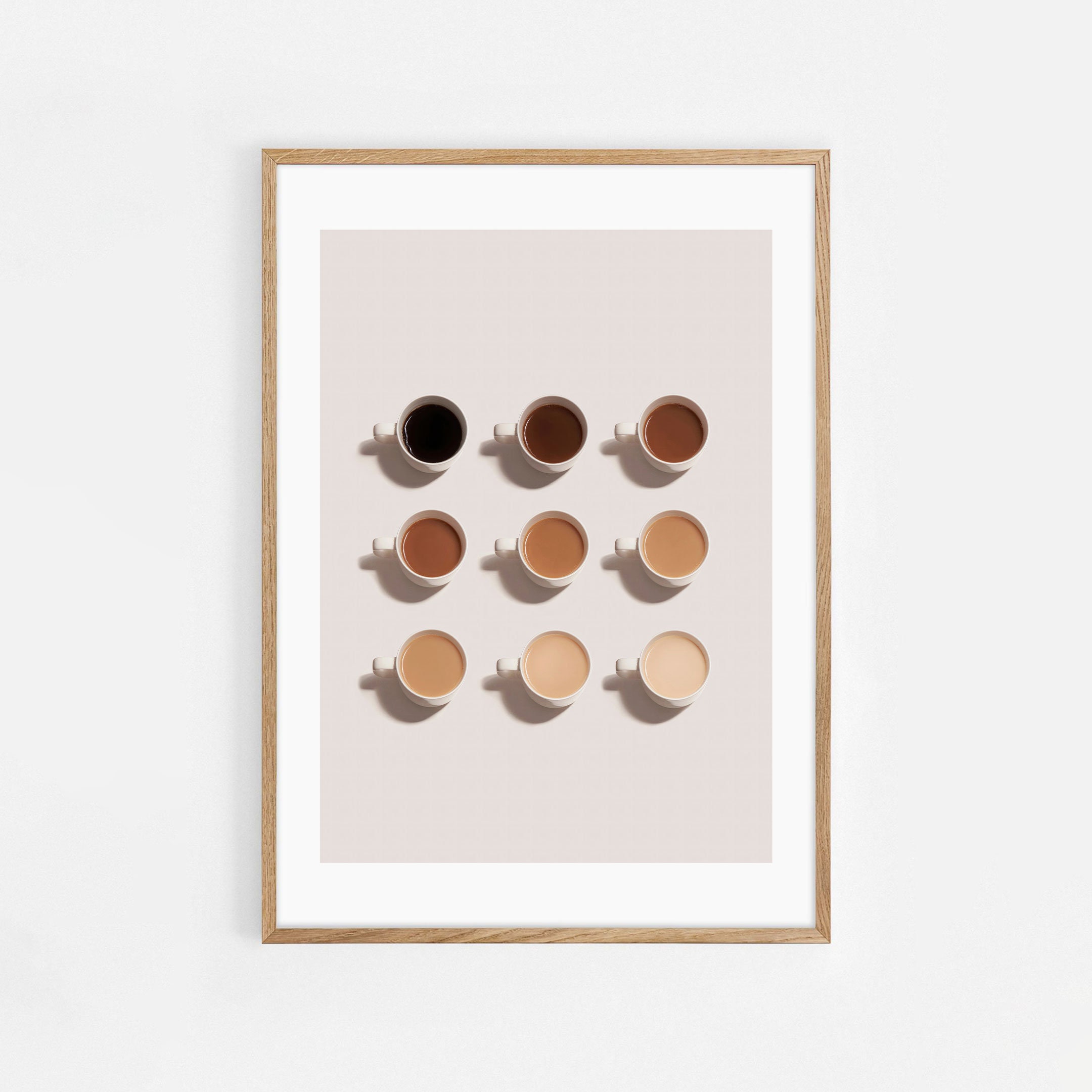 Coffee Print, Shades of Coffee Print, Shades of Coffee Poster, Coffee ...