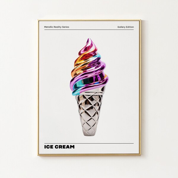 Ice Cream Poster - Etsy