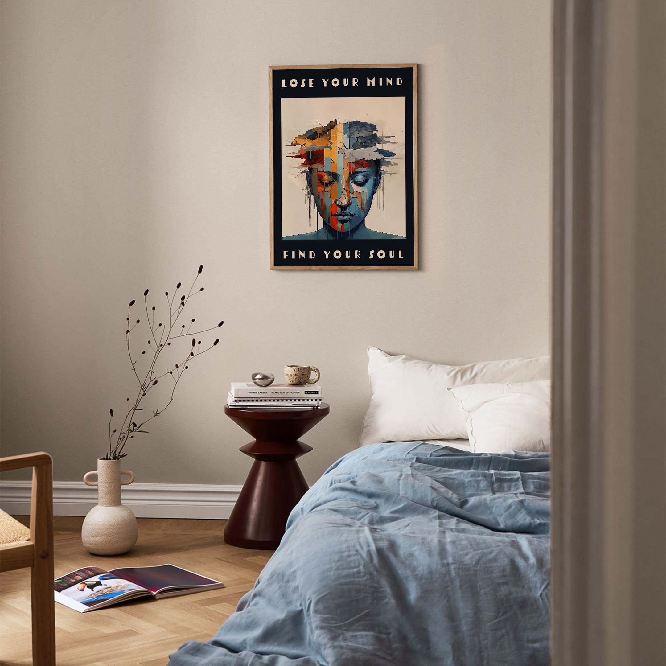 Lose Your Mind Find Your Soul Vintage Poster, Lose Your Mind Print ...