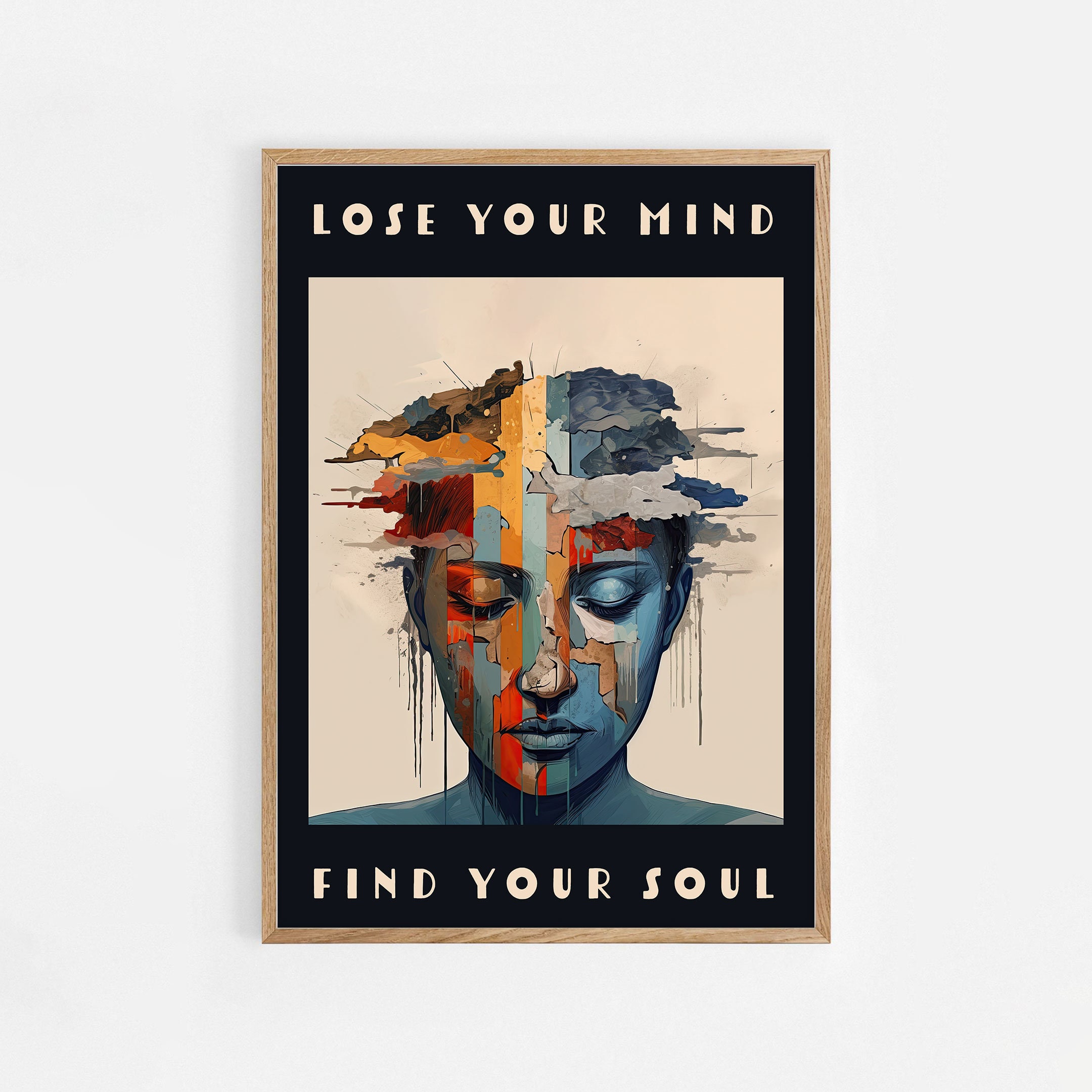 Lose Your Mind Find Your Soul Vintage Poster, Lose Your Mind Print ...