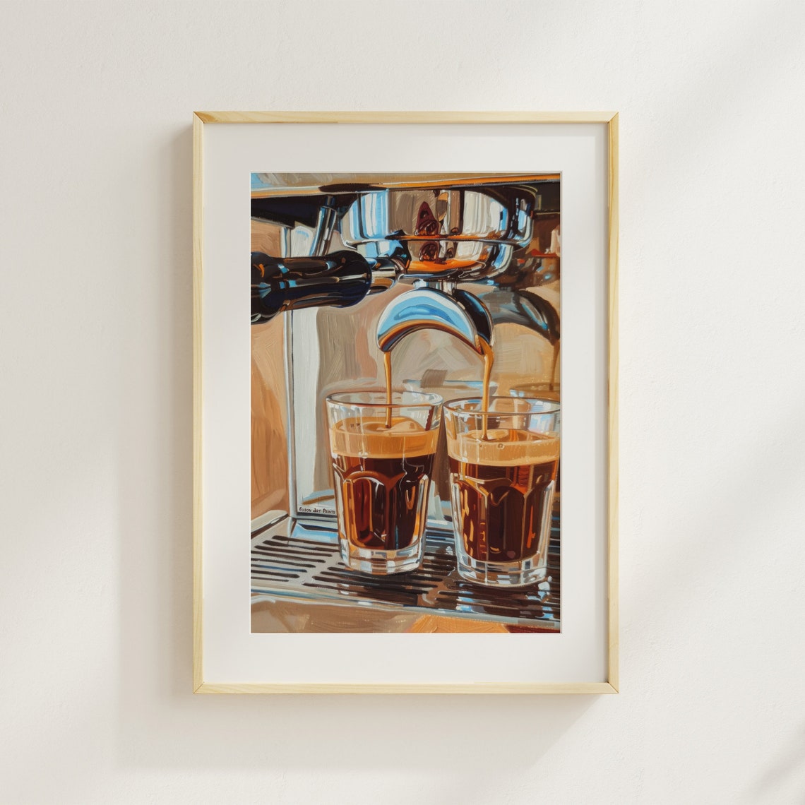 Coffee Poster, Italian Espresso Print, Kitchen Decor, Retro Coffee Art ...