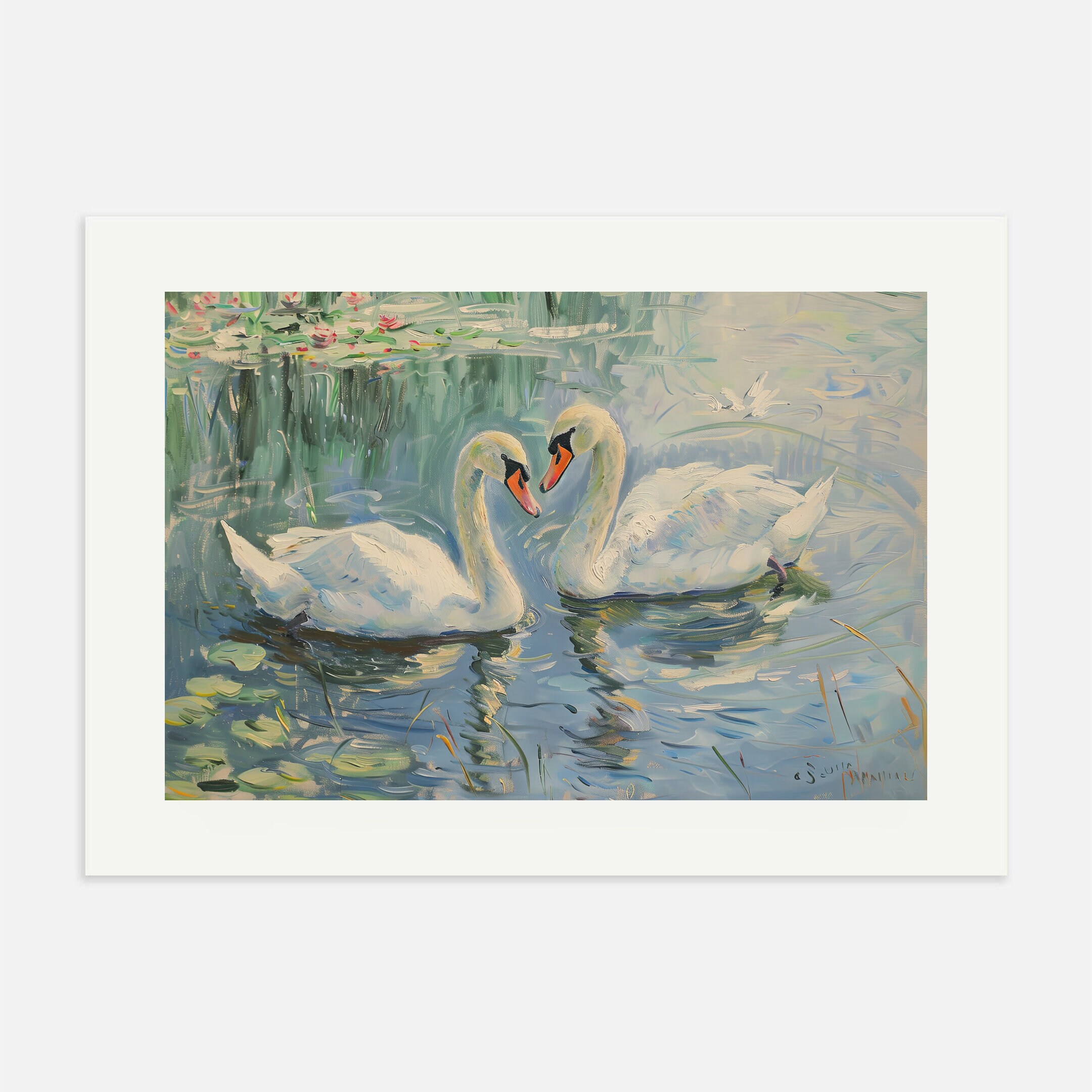 Swan Art Print Vintage, PRINTABLE Wall Art, British Colonial Décor ...