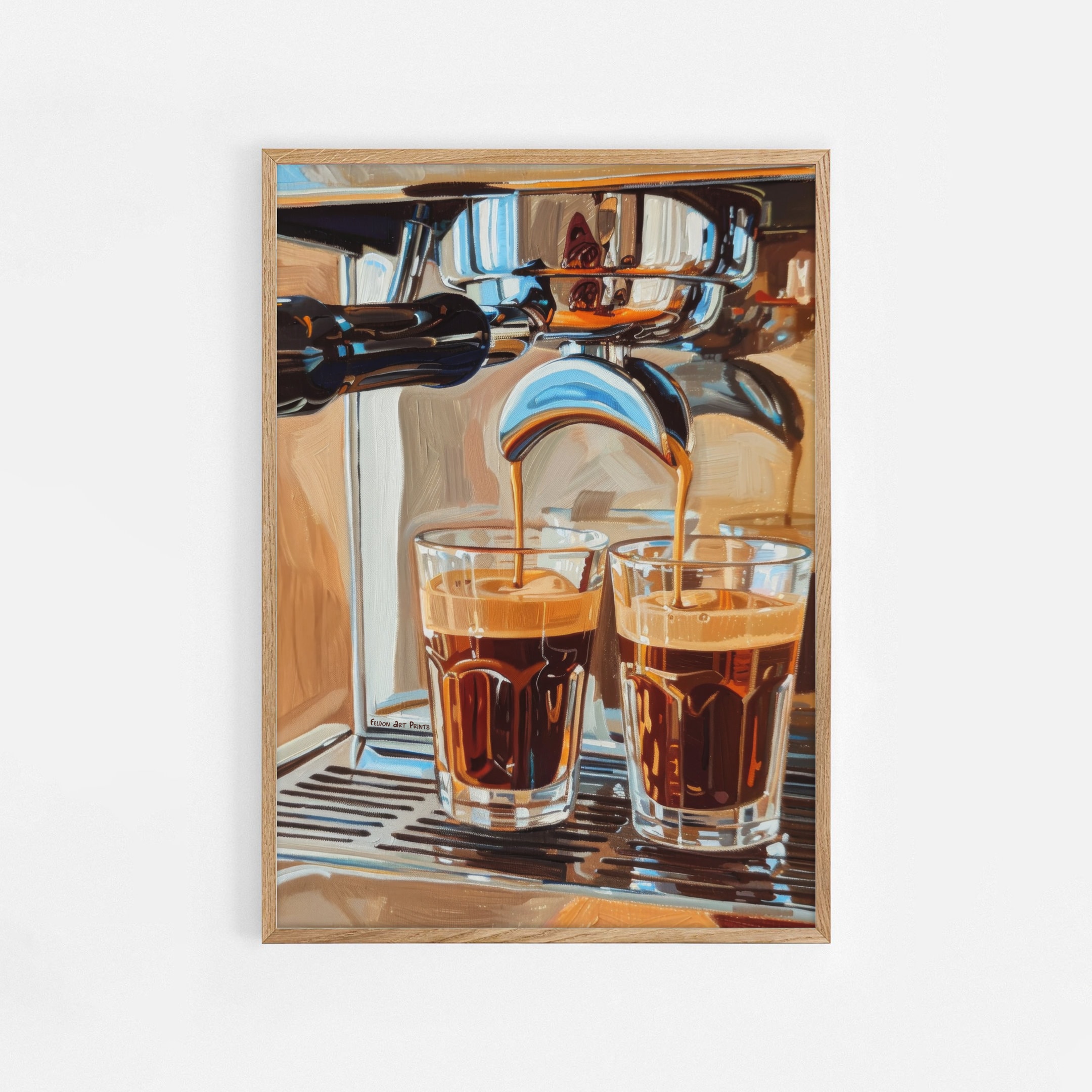 Coffee Poster, Italian Espresso Print, Kitchen Decor, Retro Coffee Art ...