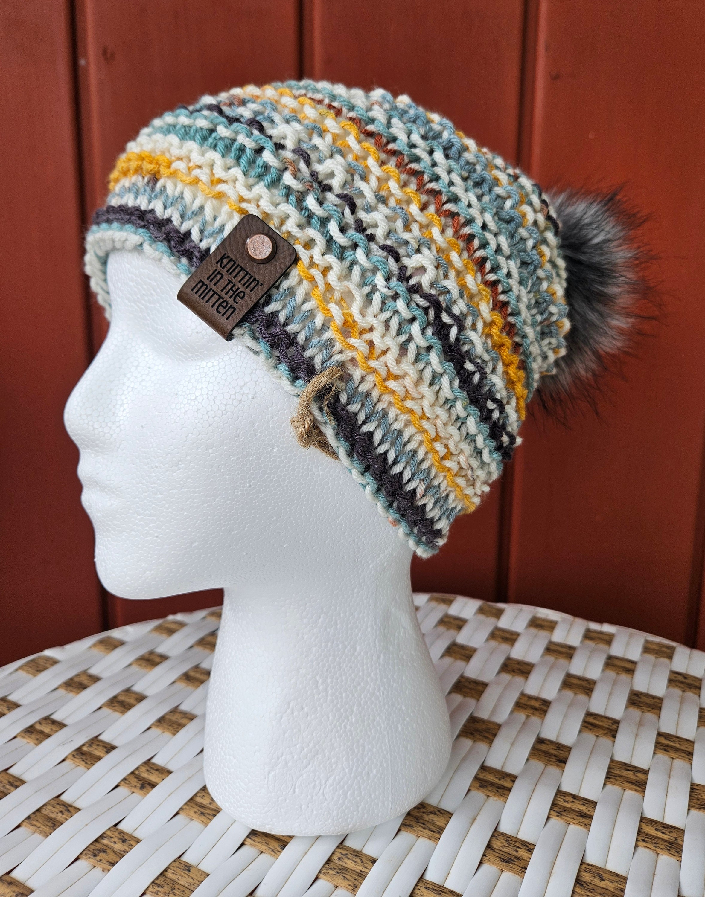 Slouchy Knitted Hat - Etsy