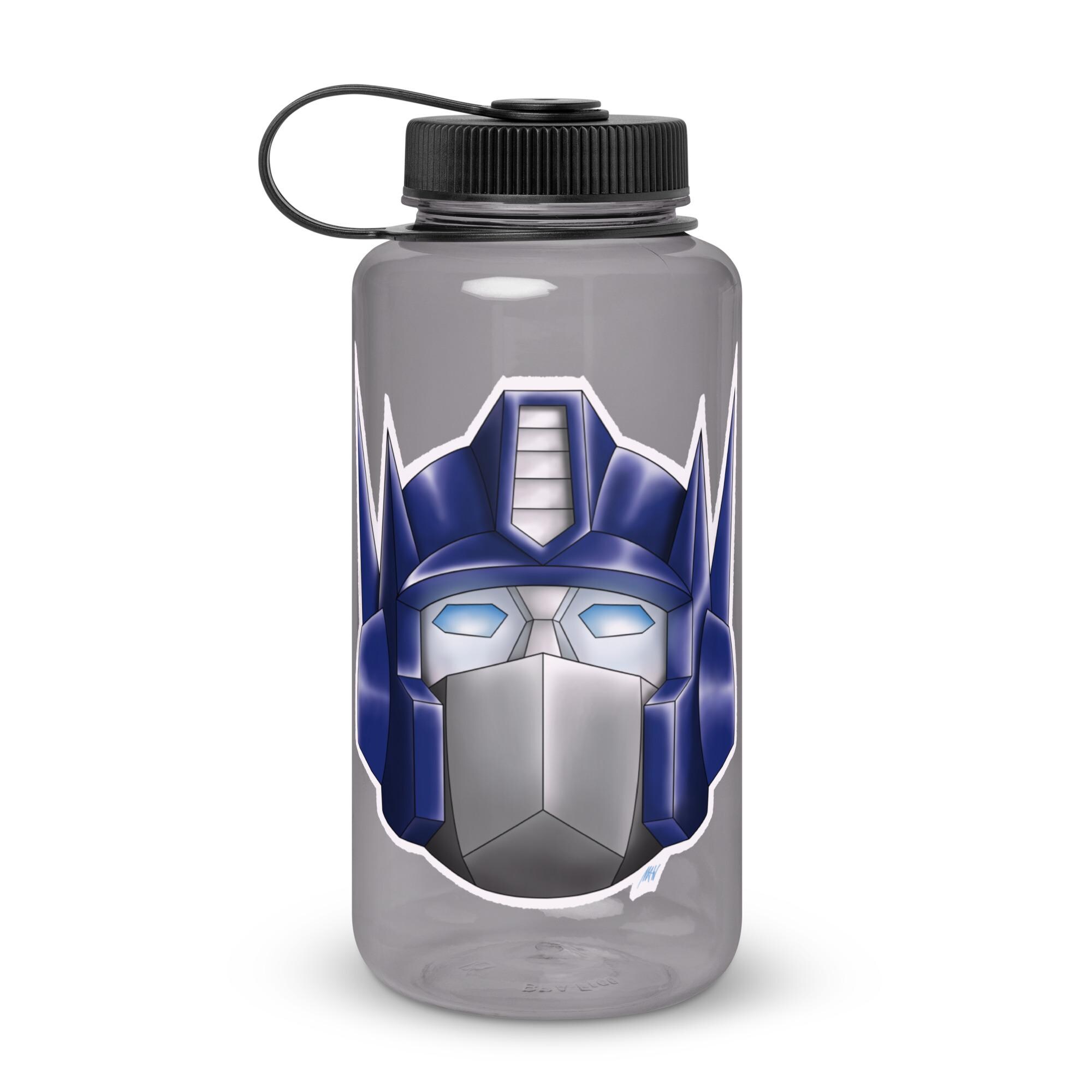 Optimus Prime's Face Wide Mouth Plastic Water Bottle - Etsy