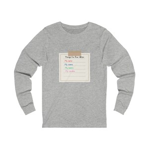 Taylor Swift Closure Checklist From Evermore - Etsy