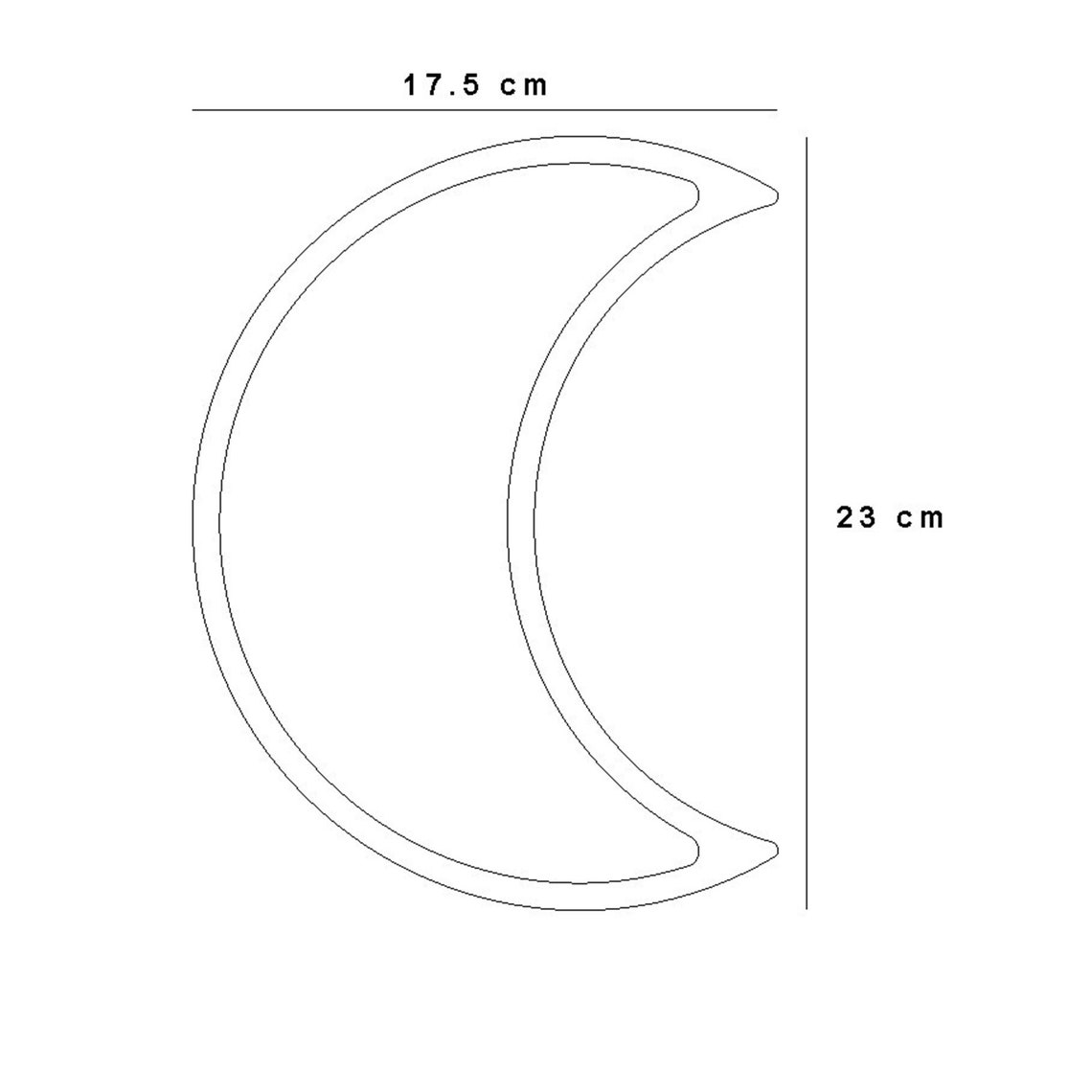 Silicone Mold for Half Moon - Etsy