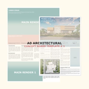 A0 Board Architectural Template Grid Type - Etsy