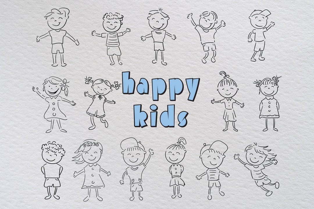 Children's Graphics. Children's PNG Drawing. Kids - Etsy