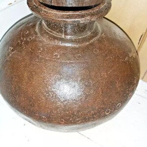 Vintage Metal Iron Heavy Indian Water Pot - Etsy UK