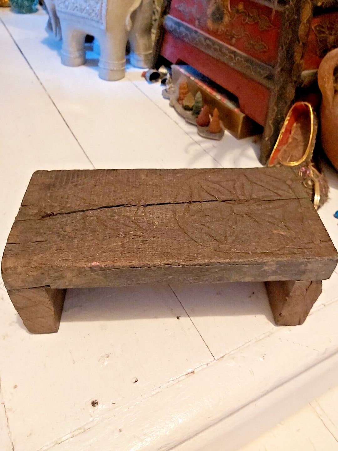 Vintage Indian Wooden Pata Board - Etsy