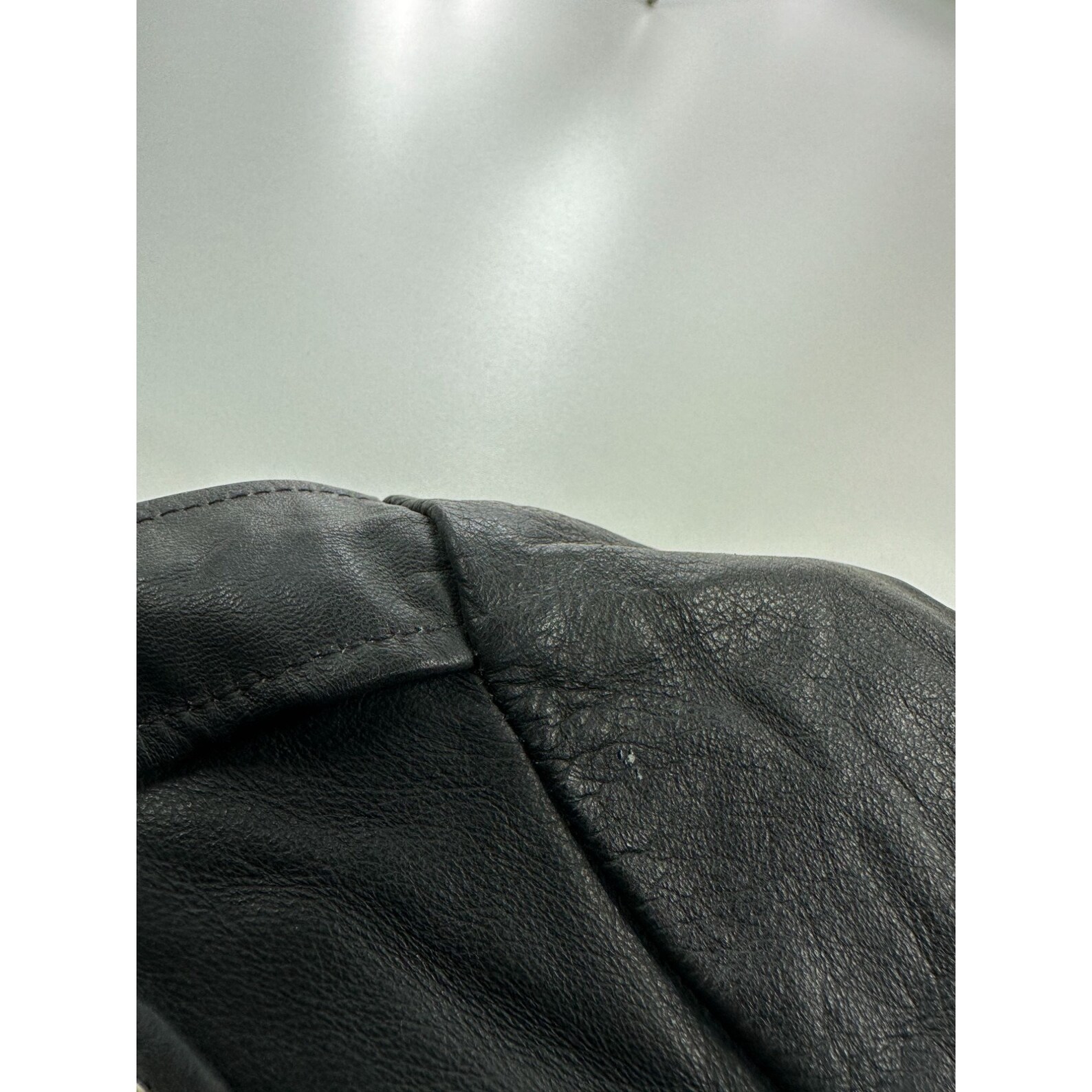 Excelled Mens Vtg Leather Motorcycle Biker USA Jacket Sz 36 Black Zip ...